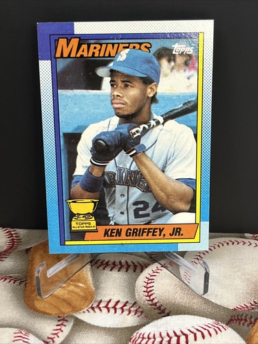 💎1990 Topps Ken Griffey Jr. #336 - HOF Mariners - All Star Rookie Cup 💎 ...