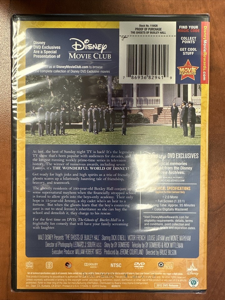 Disney’s THE GHOSTS OF BUXLEY HALL (DVD, 2012, DMC Exclusive) New ...