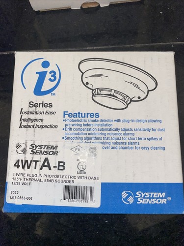 System Sensor 4W-B 4W Smoke Detector | eBay