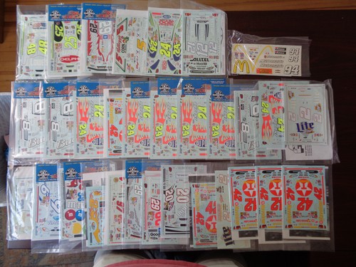 HUGE Lot of 31 Slixx Model Car Waterslide Decals for 1:24 & 1:25 ...