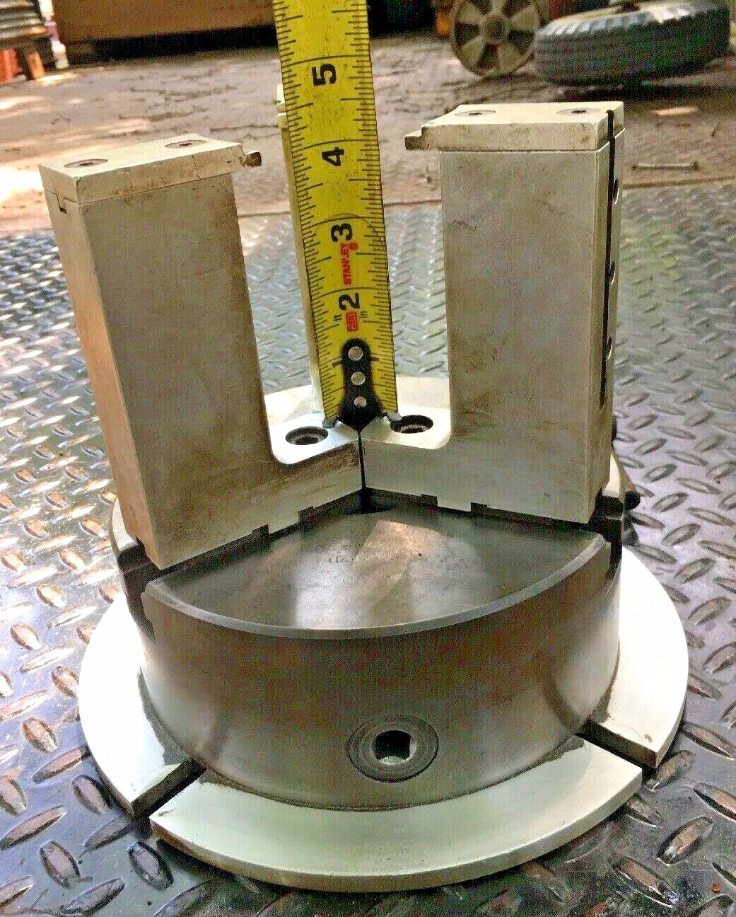 Poland 8" 3-Jaw With 2pc Piston Jaws Milling Machine Metal Lathe Chuck ...