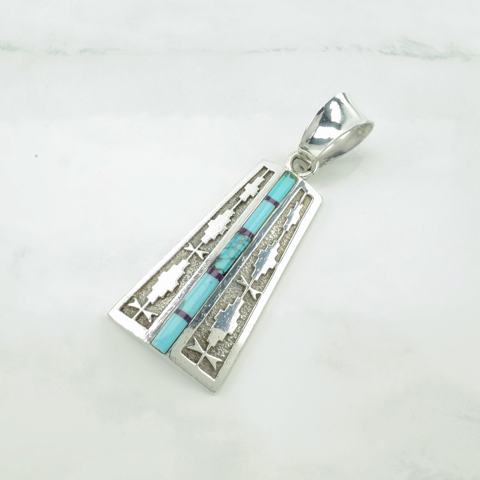 Southwest Turquoise, Overlay, Inlay Sterling Silver P… - Gem