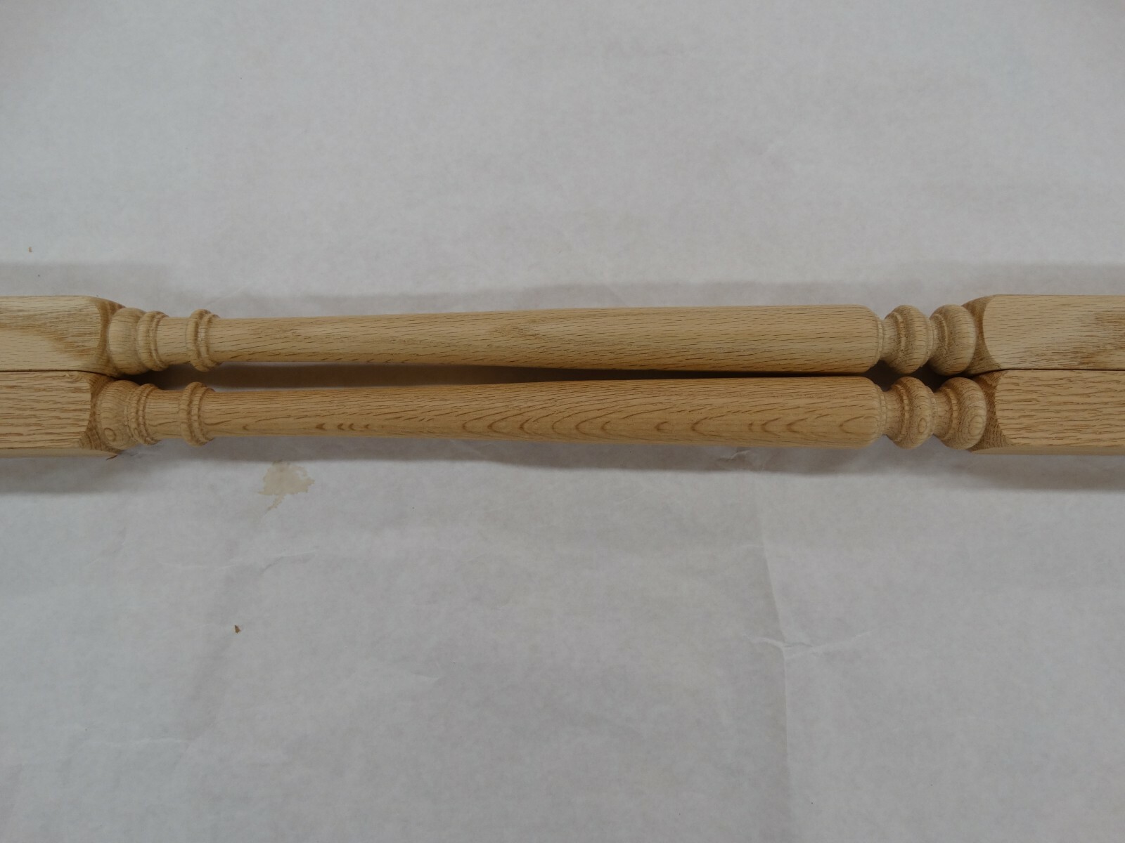 2 New 38" Red Oak Stair Spindles Balusters.. Table or Project . Wood ...