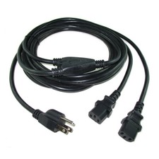 SUPERMICRO 3FT PWR CORD TYPE IEC C13 TO C14 14AWG CBL-PWCD-0578-1 for ...