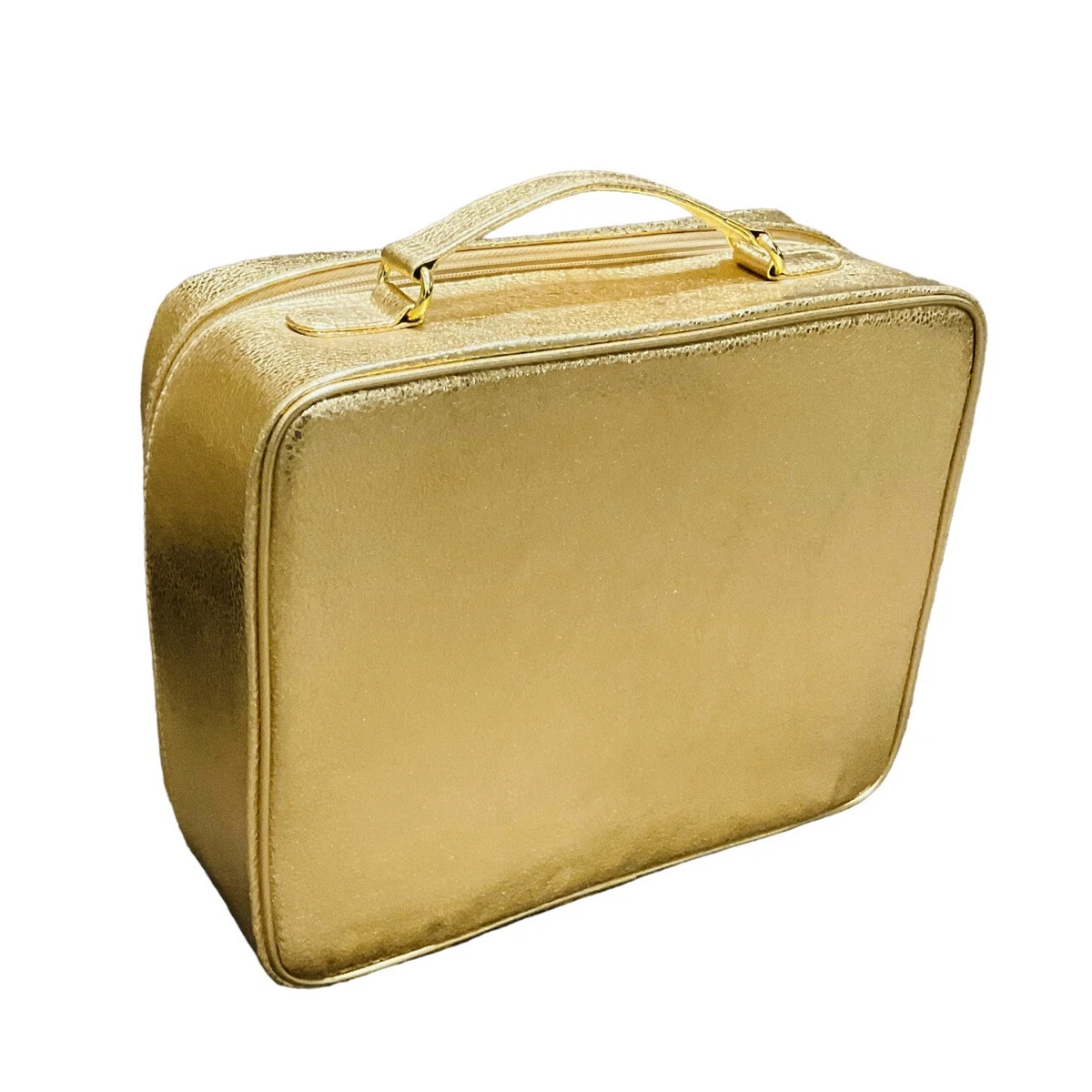 Metallic Gold Makeup Case | Saubhaya Makeup