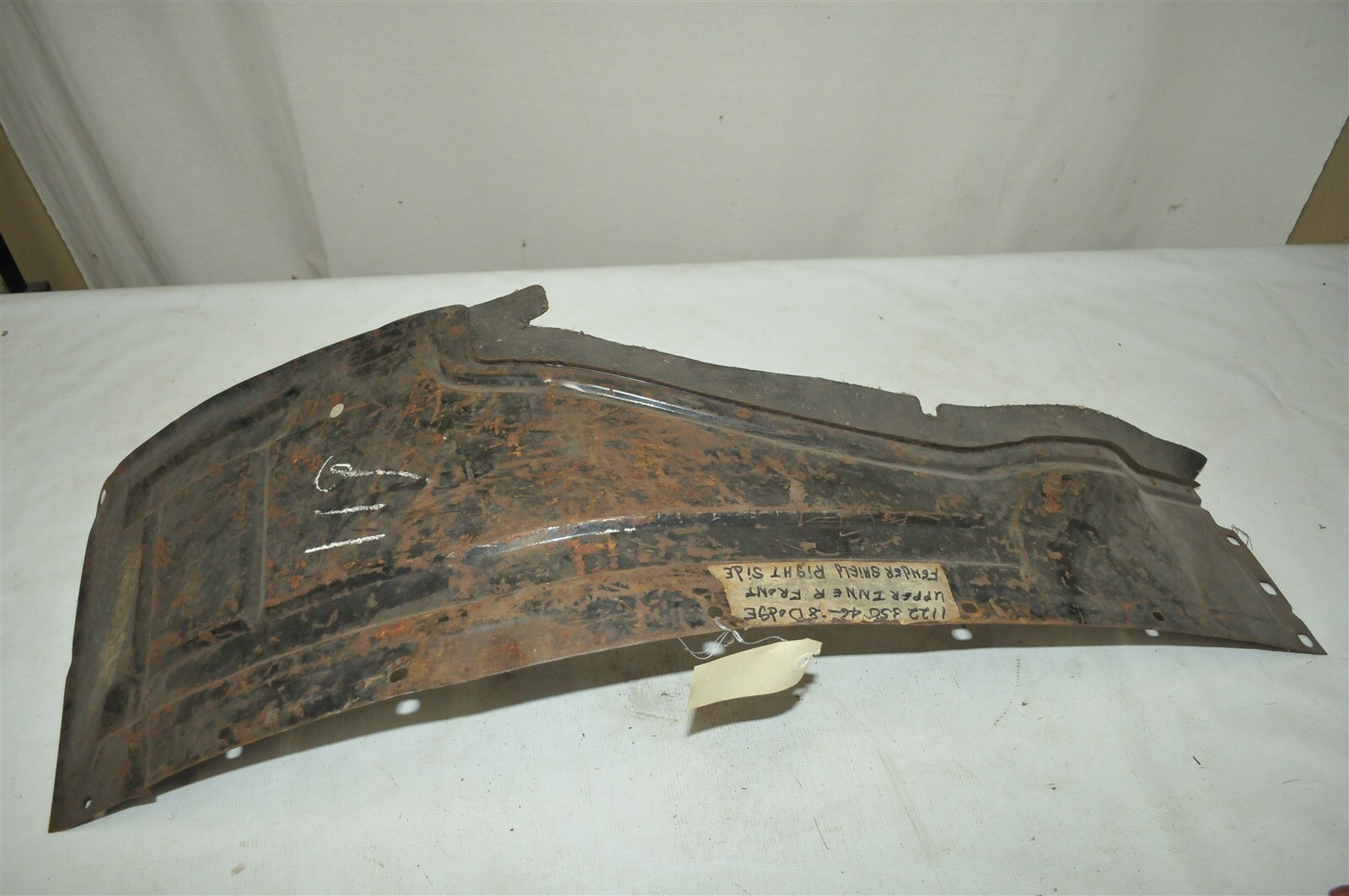 NOS Mopar 1946 1947 1948 DODGE upper inner FRONT fender shield right ...