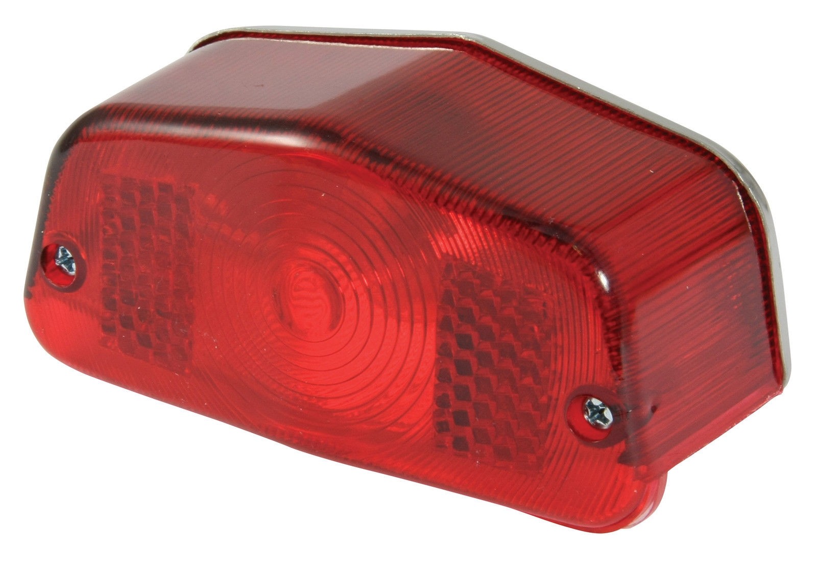 UNIVERSAL LUCAS TYPE REAR STOP/TAIL MOTORBIKE LIGHT (INCLUDES BULB UNIT ...