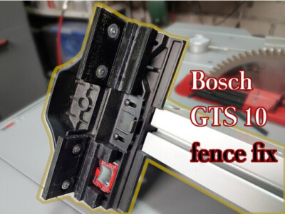 Sliding Fence Fix Upgrade for Bosch GTS 10 XC / 4100XC-10 Table Saw ...