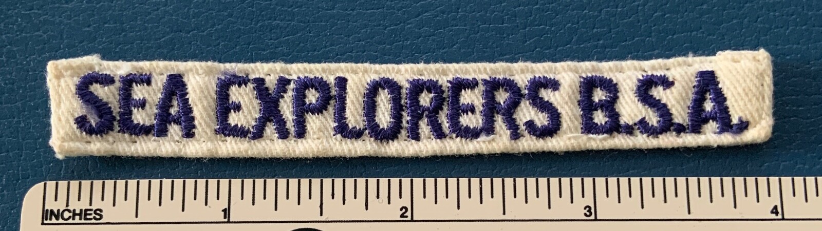 Vintage SEA EXPLORERS BSA Boy Scouts of America Uniform Strip PATCH ...