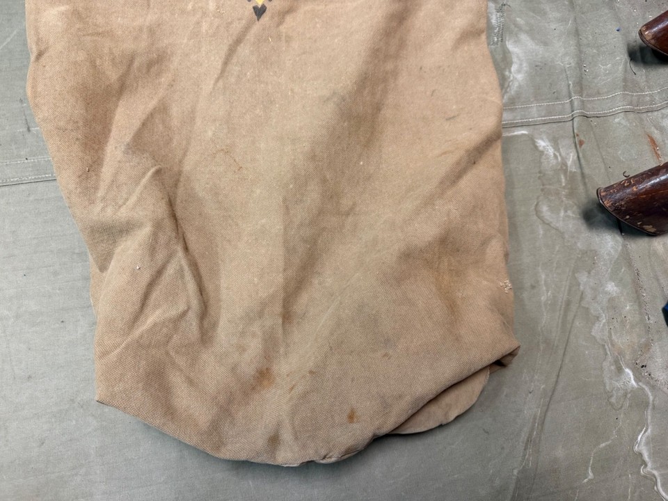 ORIGINAL WWI WWII US USMC MARINE DUFFLE CARRY BAG -NAMED | eBay