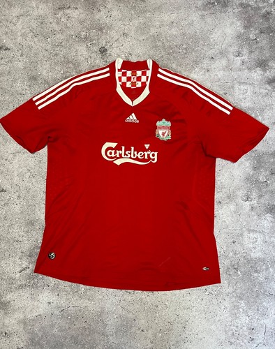 ADIDAS LIVERPOOL FC 2008/2009 HOME SOCCER JERSEY FOOTBALL SHIRT SIZE ...