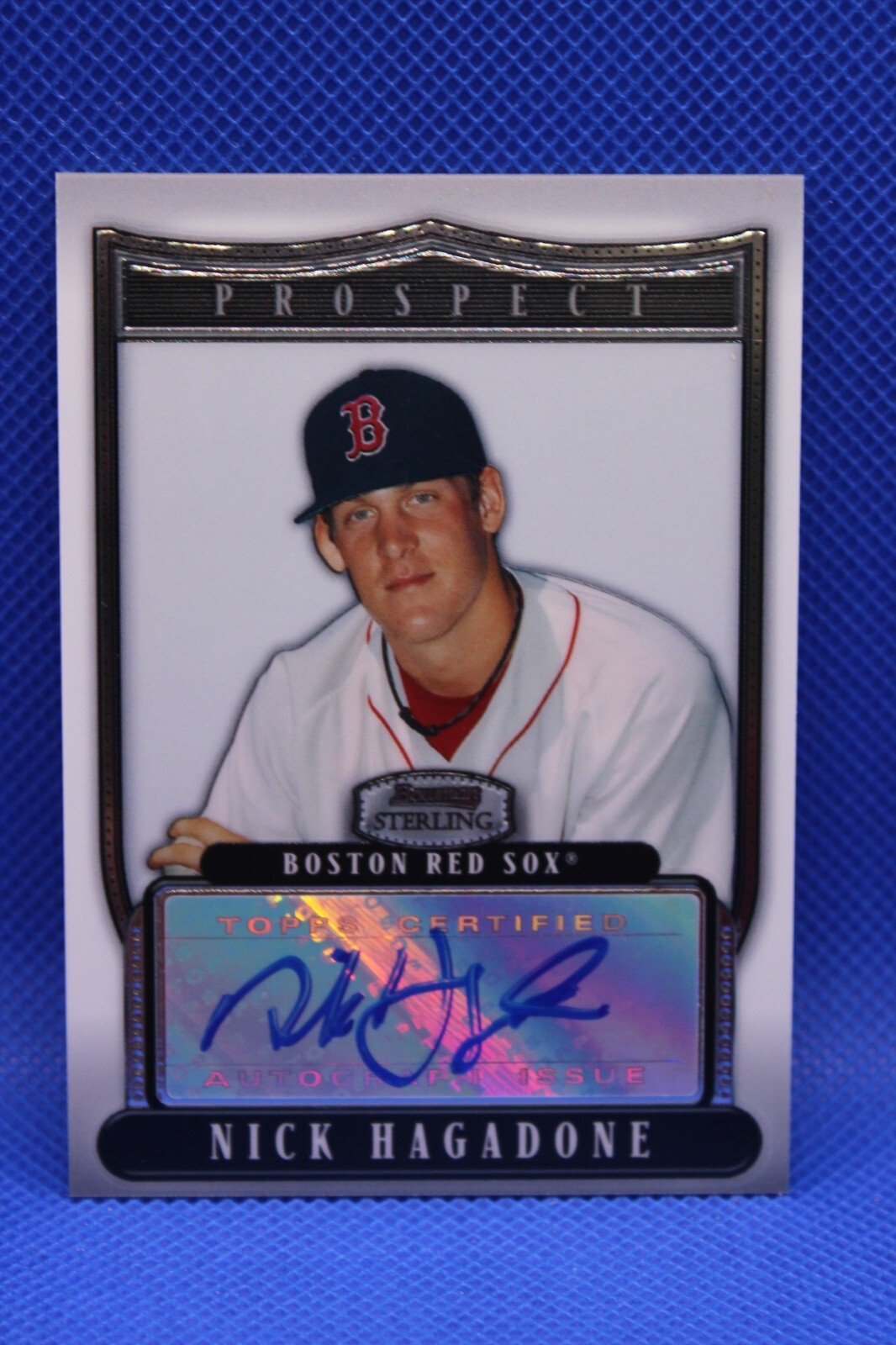 2007 Bowman Sterling Prospects Nick Hagadone #BSP-NH Auto Boston Red ...