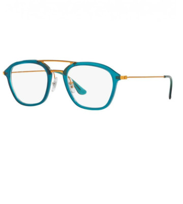 Ray Ban 7098 5632 48 Turquoise Bronze Eyeglasses RX7098 | eBay