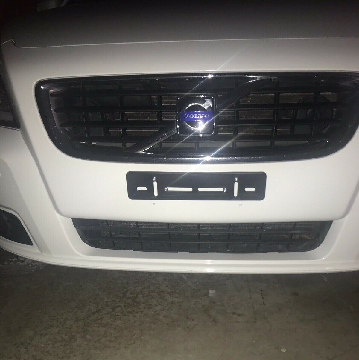 Front License Plate Tag Holder Mounting Bumper Kit Bracket for VOLVO ...