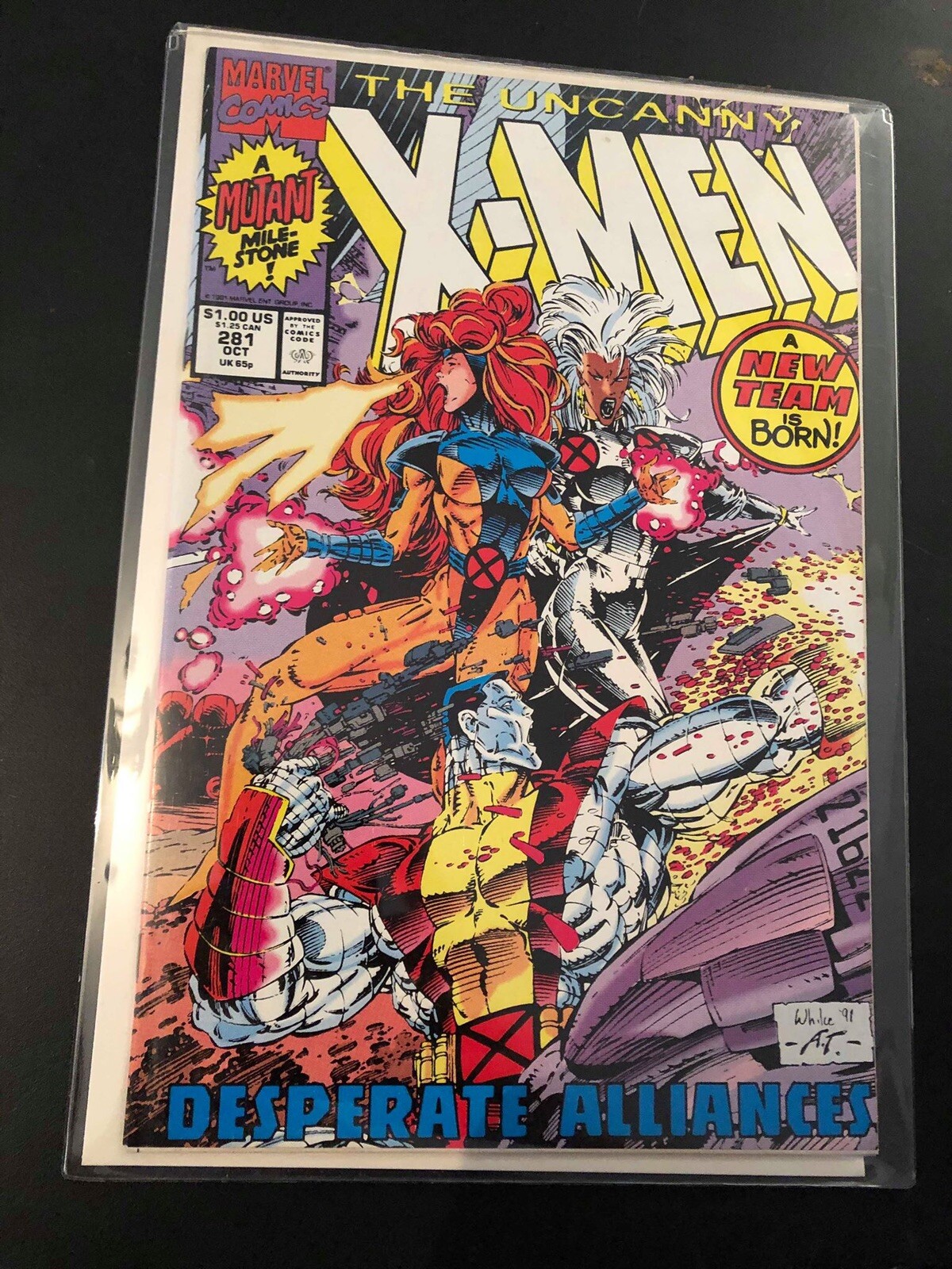 MARVEL COMICS - THE UNCANNY X-MEN #281 DESPERATE ALLIANCES! | eBay
