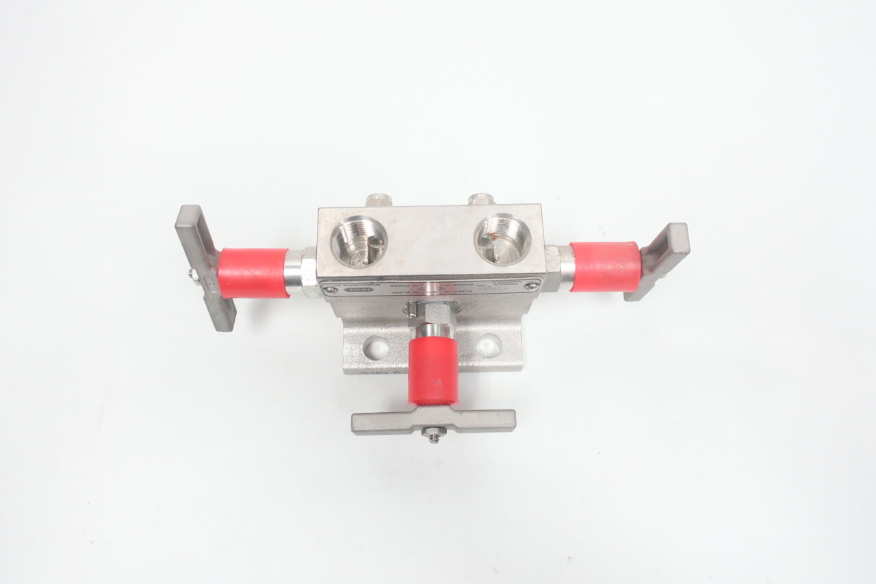 Hoke 8128F8Y Stainless Trifold Manifold 1/2in Npt for sale online | eBay