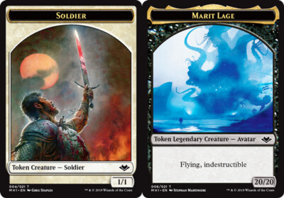Token - Marit Lage // Soldier X4 (Modern Horizons) MTG (NM) *CCGHouse ...