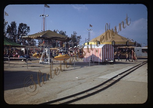 California County Fair Amusement Rides Carnival 35mm Slide 1950s ...
