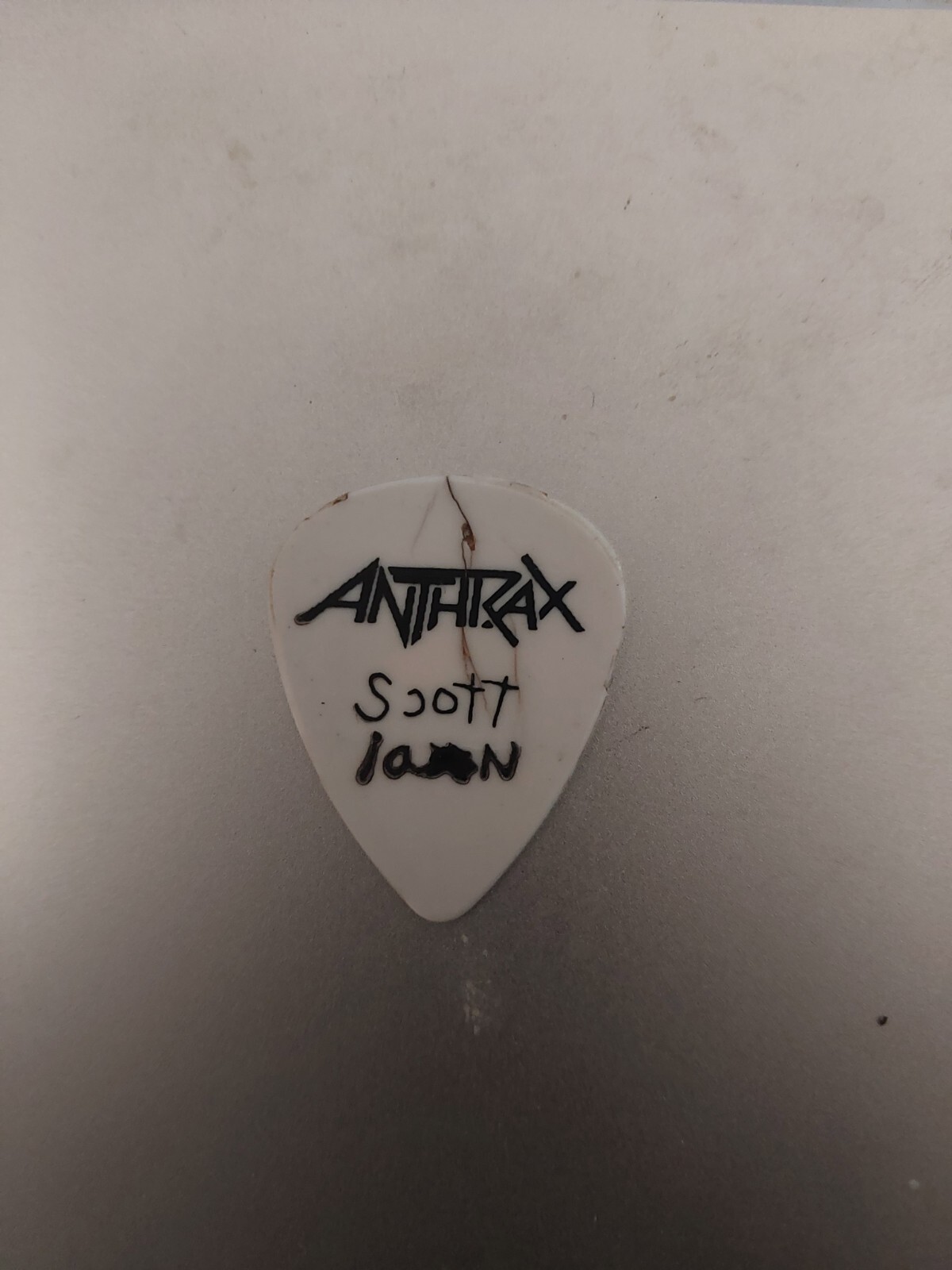 Scott Ian Signature guitar pick- Anthrax Warfield May 13 1994 | eBay