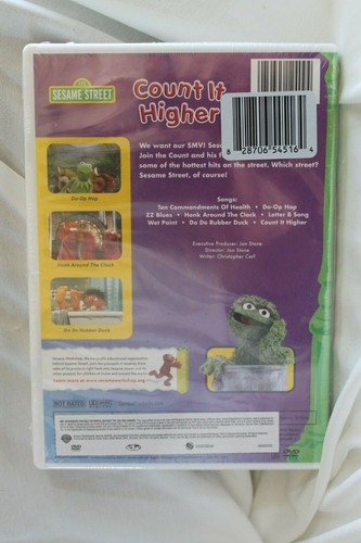 Sesame Street Count It Higher Great Music Videos DVD ZZ Blues Do De ...