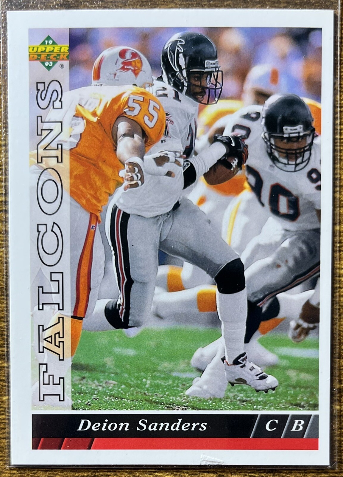 DEION “PRIME TIME” SANDERS 1993 UPPER DECK #228 ATLANTA FALCONS NMMT ...