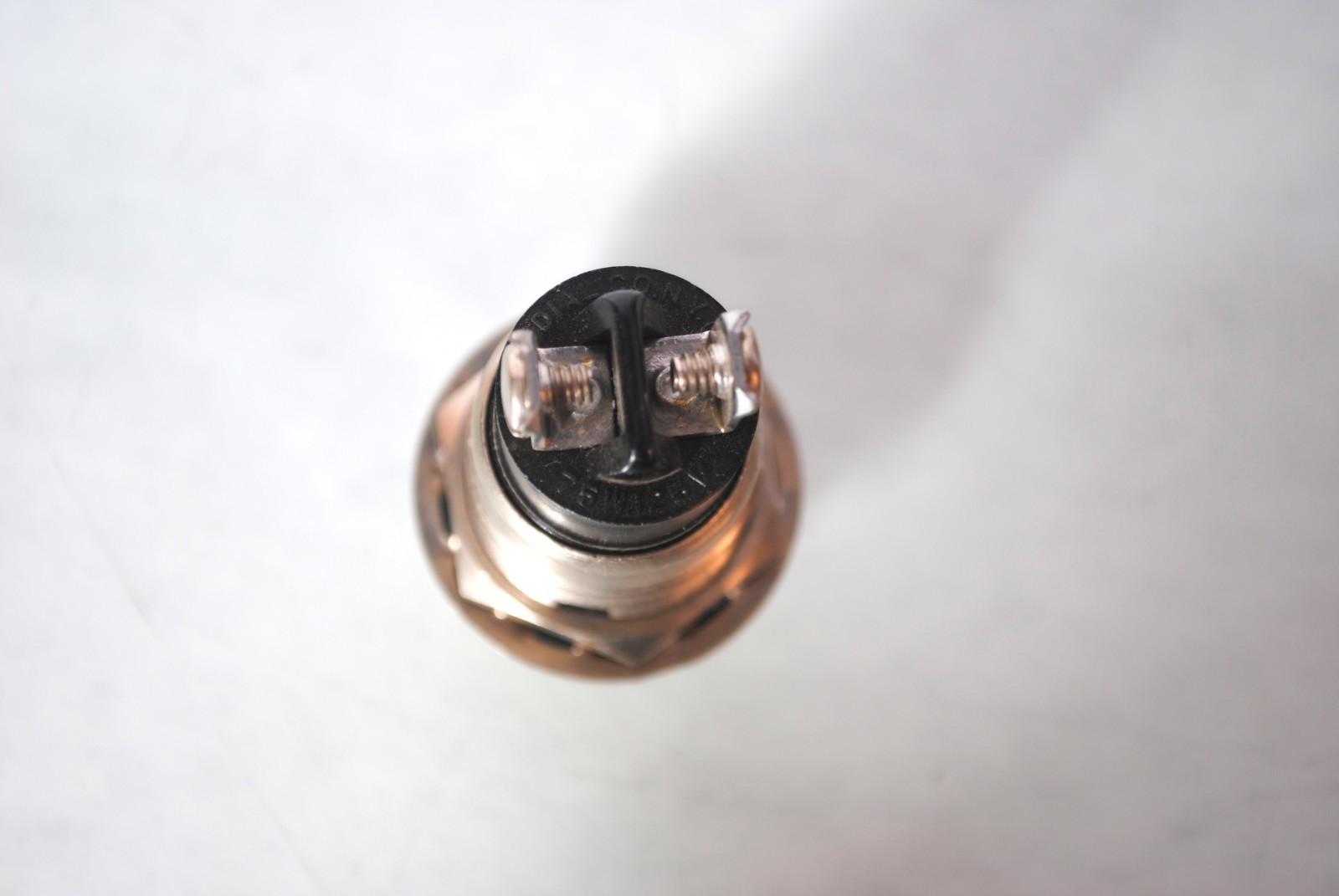 NOS Large DIALCO Panel Mount Pilot Indicator Light Lamp Tube Amp 75W ...