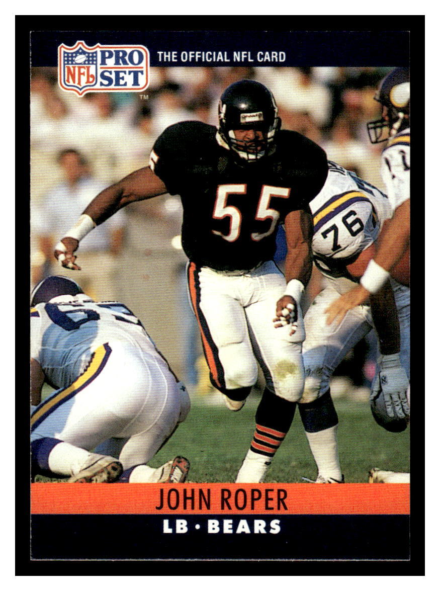 1990 Pro Set #56 John Roper - Chicago Bears Rookie | eBay