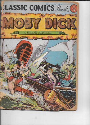 Classics Illustrated #5 hrn 21 Moby Dick | eBay