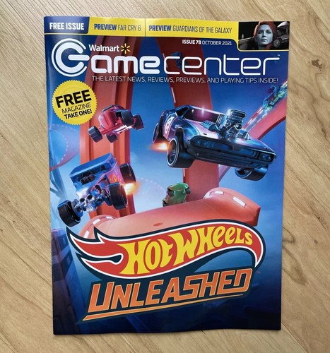 Gamecenter Walmart Magazine Issue 78 OCTOBER 2021 HotWheels Unleashed ...