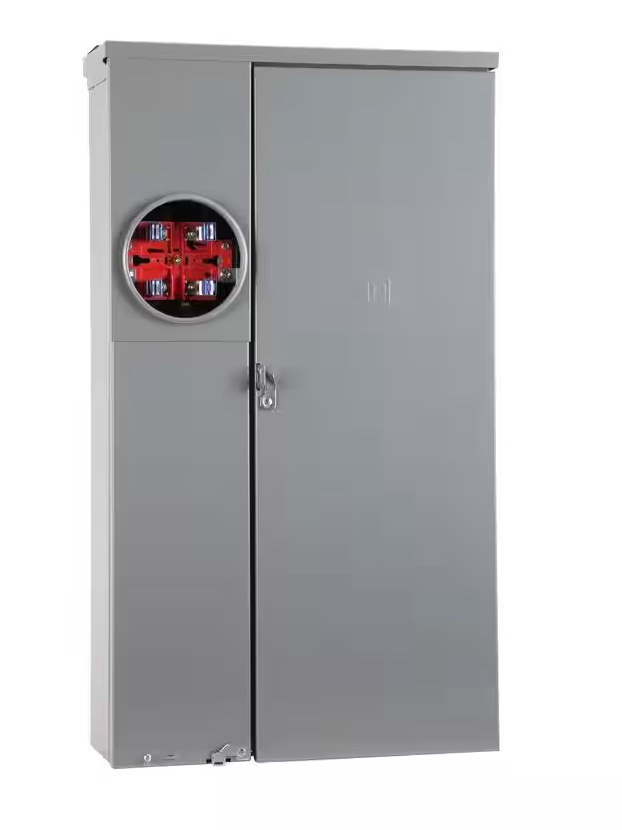 Square D Homeline SC42M200PS 200 Amp 42-Space 42-Circuit Ring Type ...