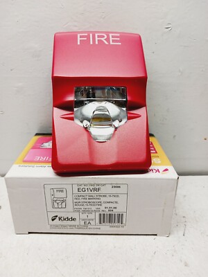 NEW KIDDE EG1VRF RED COMPACT WALL STROBE 15-75CD | eBay
