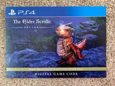 Hot-Blooded Bantam Guar Pet Code ESO Elder Scrolls Online (PS4) (PAX ...