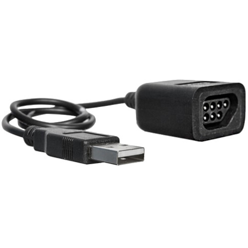 USB to NES Nintendo controller adapter cable lead for PC & MAC - black ...