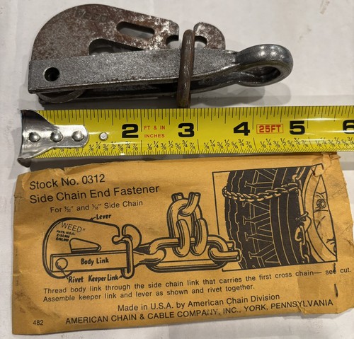 *USA* TIRE CHAIN END FASTENER COMMERCIAL TRUCK Side Chain Fastener ...