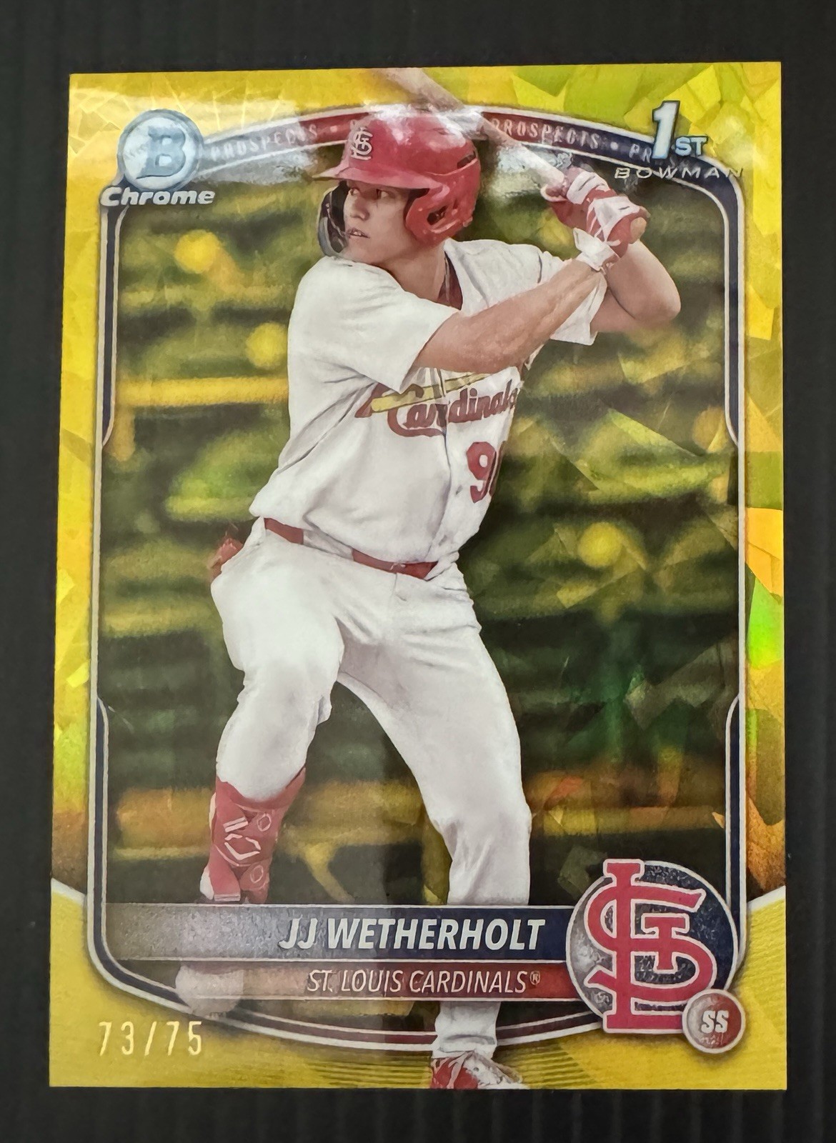 JJ Wetherholt 2025 Bowman Sapphire Edition #CPS-JW Chrome Prospect ...