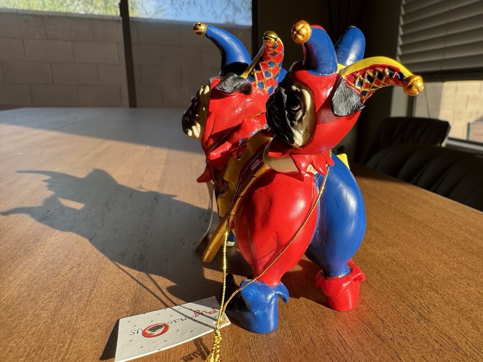 PUG-NACIOUS 16161 - PUG JESTER FIGURINE / WESTLAND GIFTWARE 2009 ...