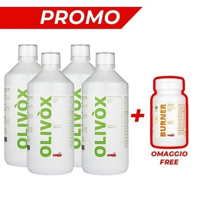 PROMO DI FUOCO 4 OLIVOX + BURNER SNEP Integratore per Gonfiore ...