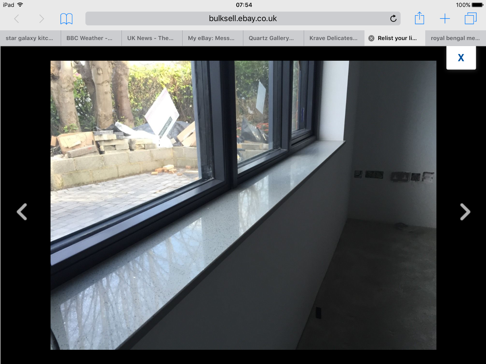 Quartz Granite Window Sills cill custom made delivery nationwide ...