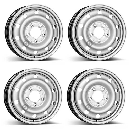 4 Alcar steel wheels rims 9495 6.0Jx16 ET66 5x130 for Renault Master ...