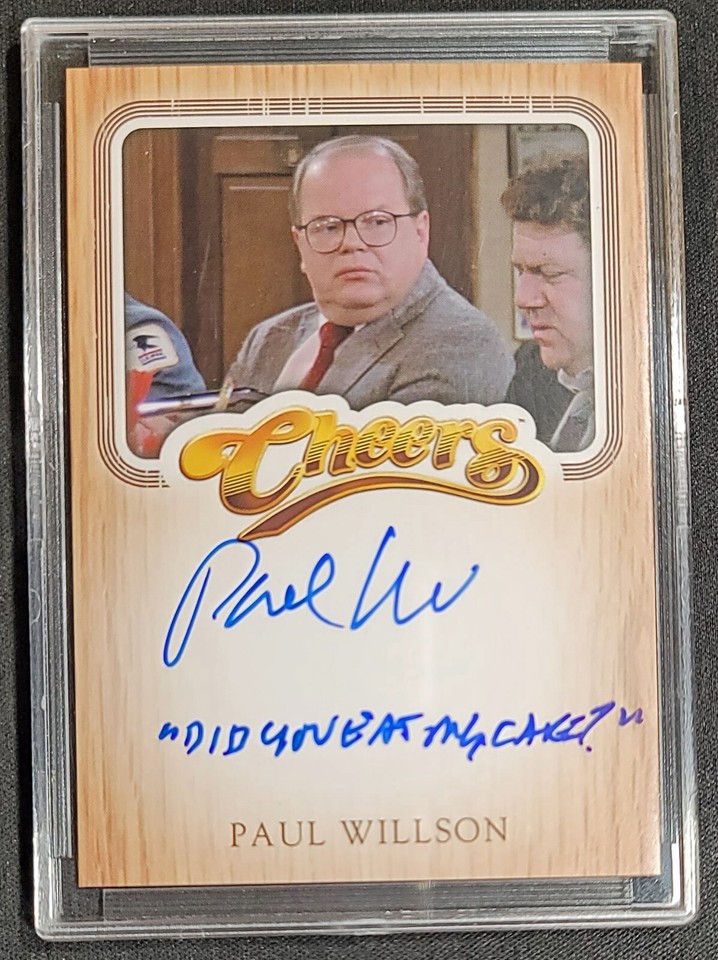 * 2025 Rittenhouse Cheers Paul Willson as Paul (Bordered) (Very Limited ...