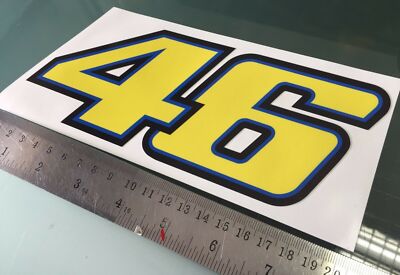 TP Rossi Number 46 Sticker Decal (200mm x 80mm) | eBay