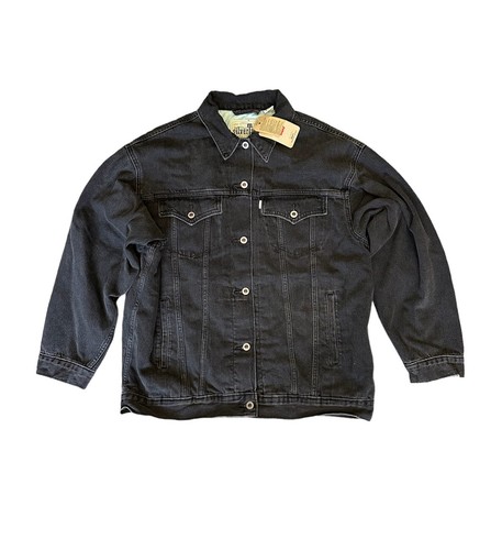 Levi’s SILVERTAB Men’s Oversized Size Large Denim Jean Trucker Jacket ...