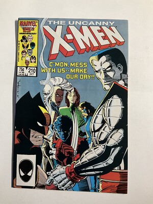 UNCANNY X-MEN 210 NM- NEAR MINT- MARVEL | eBay