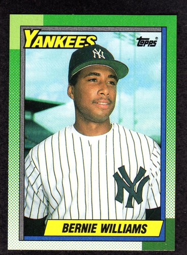 1990 Topps #701 Bernie Williams New York Yankees Baseball ROOKIE Card ...