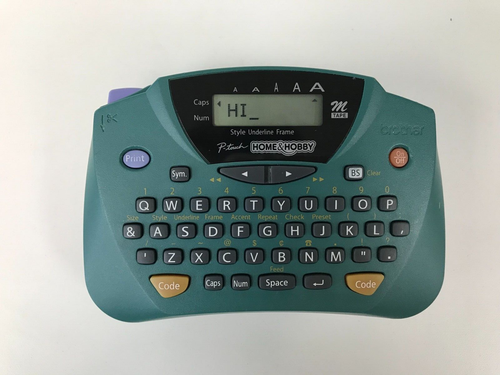 Brother Label Maker Model PT 65 Green P Touch Portable | eBay