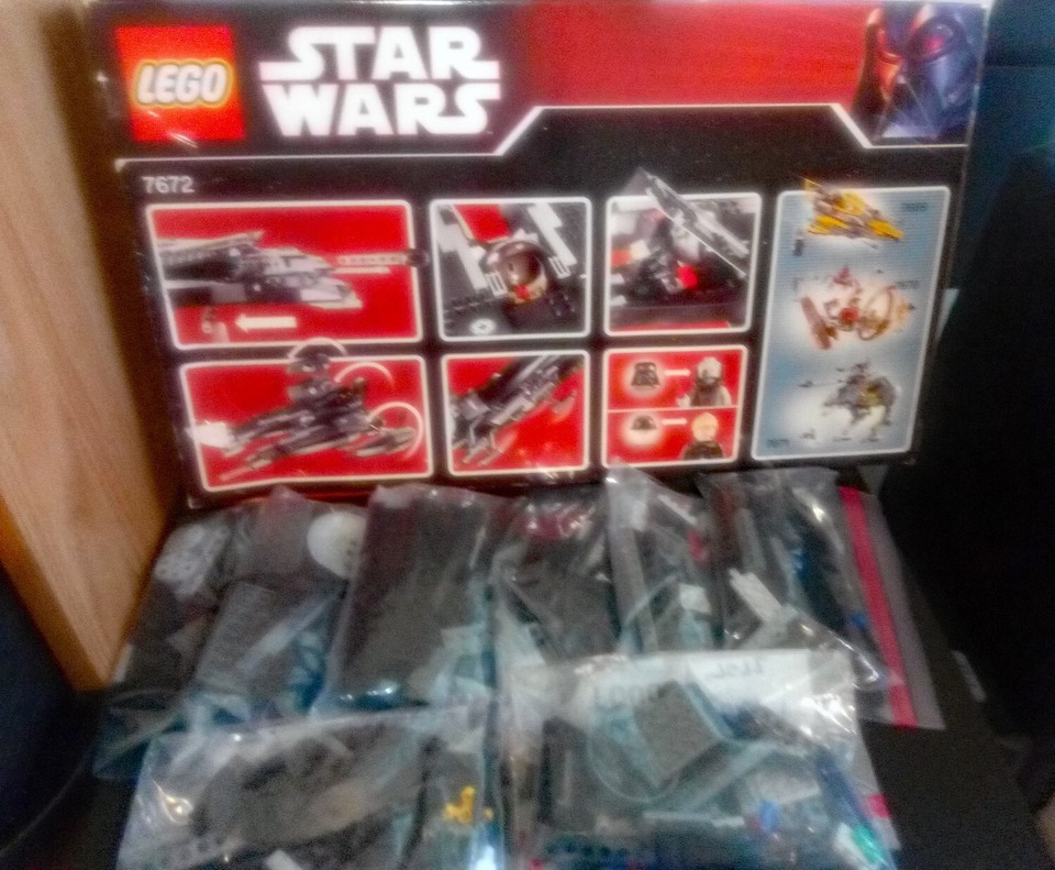 Preowned Lego ROGUE SHADOW Star Wars 7672 No Manuals No Stickers No ...
