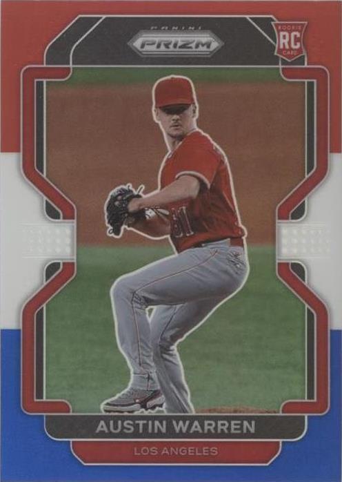 2022 Panini Prizm - Tier II Austin Warren #187 Red White & Blue Prizm ...