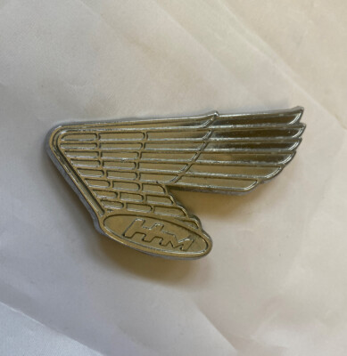 Honda Hm Winged Wing Emblem Badge Script Nameplate | eBay