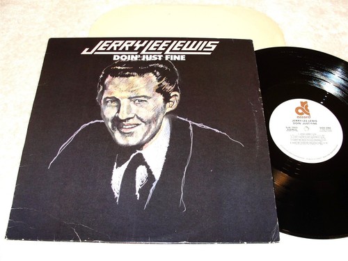 Jerry Lee Lewis "Doin' Just Fine" 1982 Rock LP, Nice EX!, Accord ...