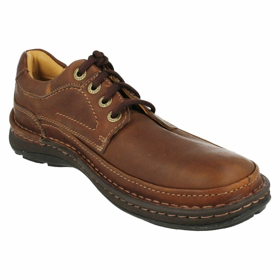 Mens Clarks 'Nature Three' Leather Casual Lace Up Shoes - G & H ...